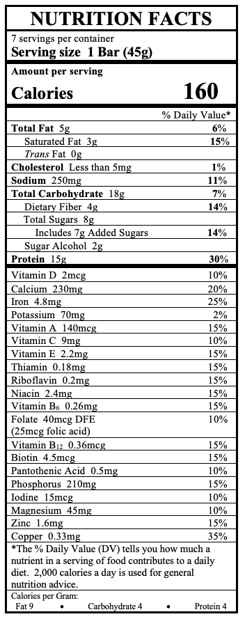 Fudge Graham Protein Bar - 7/Box – Red Mountain Weight Loss